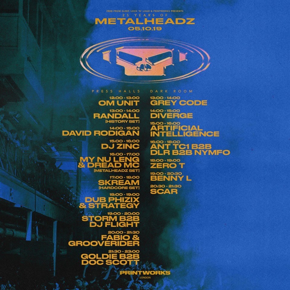 PRINTWORKS: 25 YEARS OF METALHEADZ. – In-Reach Magazine